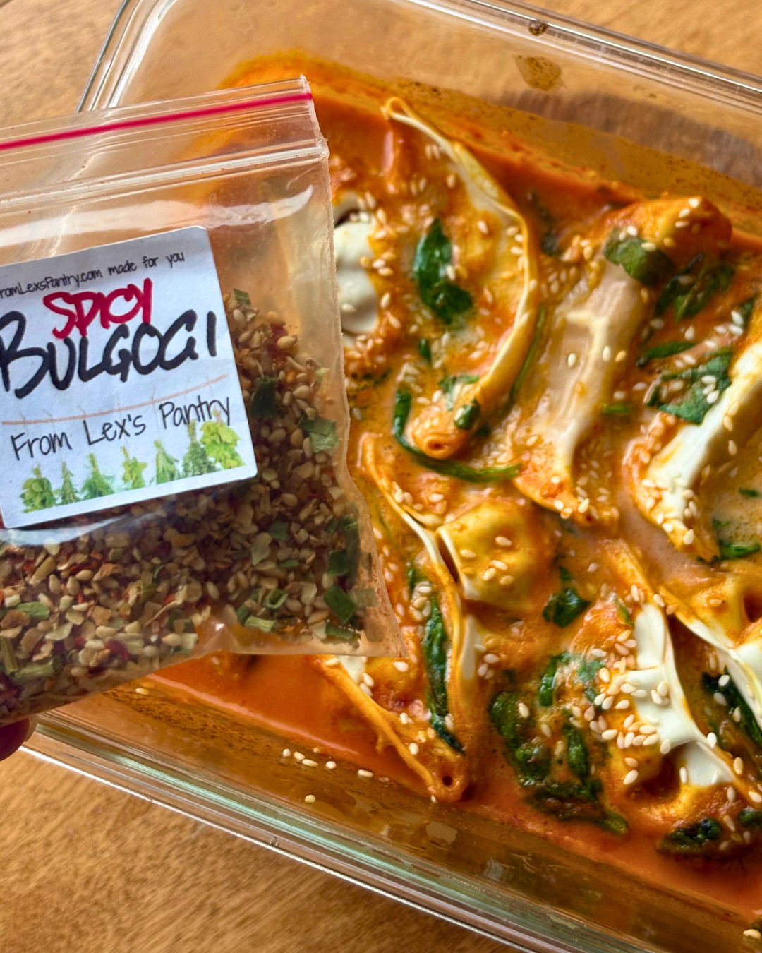 Viral Dump-and-Bake Dumplings with Spicy Bulgogi – From Lex's Pantry